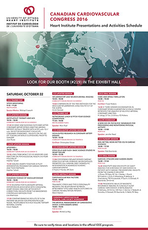 Heart Institute CCC 2016 Program Guide | University of Ottawa Heart ...