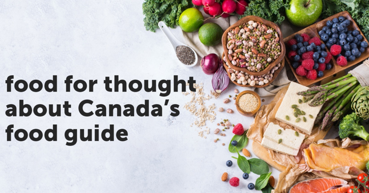 Food for thought about Canada’s food guide | University of Ottawa Heart ...